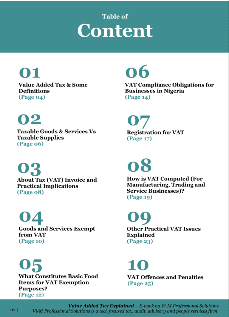 Value Added Tax (VAT) Explained – Vi-M Professional Solutions