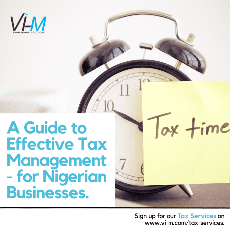 A Guide to Effective Tax Management – for Nigerian Businesses – Vi-M ...