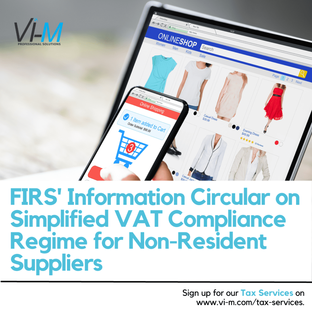 FIRS’ Information Circular on Simplified VAT Compliance Regime for Non ...